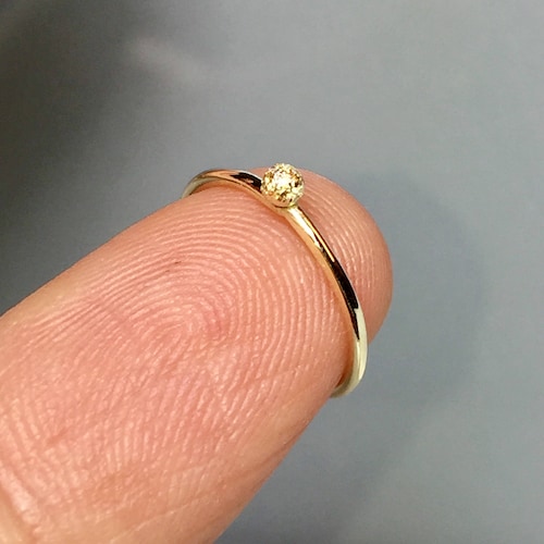 14k 10k Solid Gold Pinky Ring Baby Ring Midi Ring | Etsy