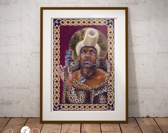 Ruby Rhod Fifth Element Art Nouveau Poster Print - Etsy