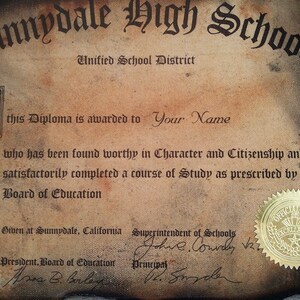 Customizable Certificate - Personalized Diploma - Unique Gift ...