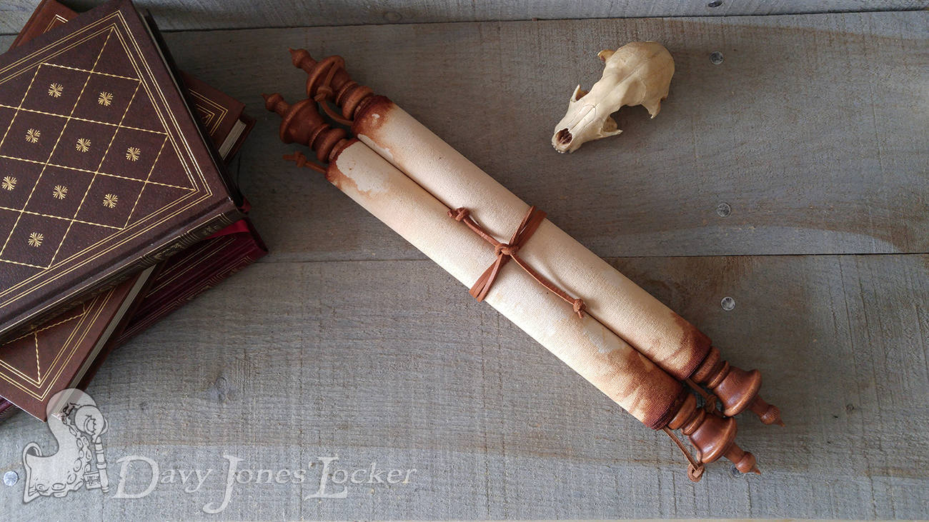 Scroll Deluxe Parchment paper Scribe Double hardwood | Etsy