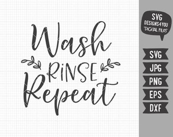 Wash Rinse Repeat | Etsy