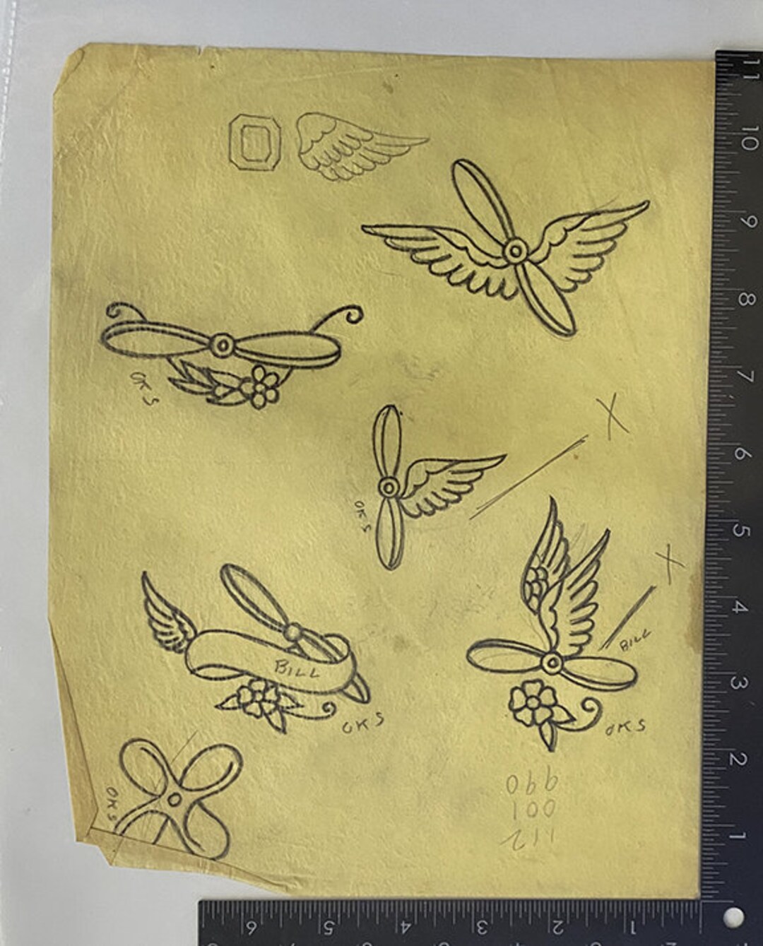 AUTHENTIC Vintage Tattoo Artwork - Etsy