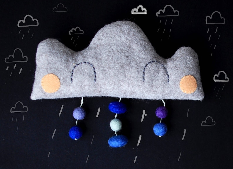 Weather Plushie Felt Wall Decorations - Etsy