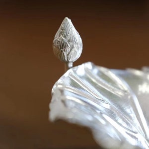 Silver Lotus Leaf-shaped Tea Funnel - Etsy