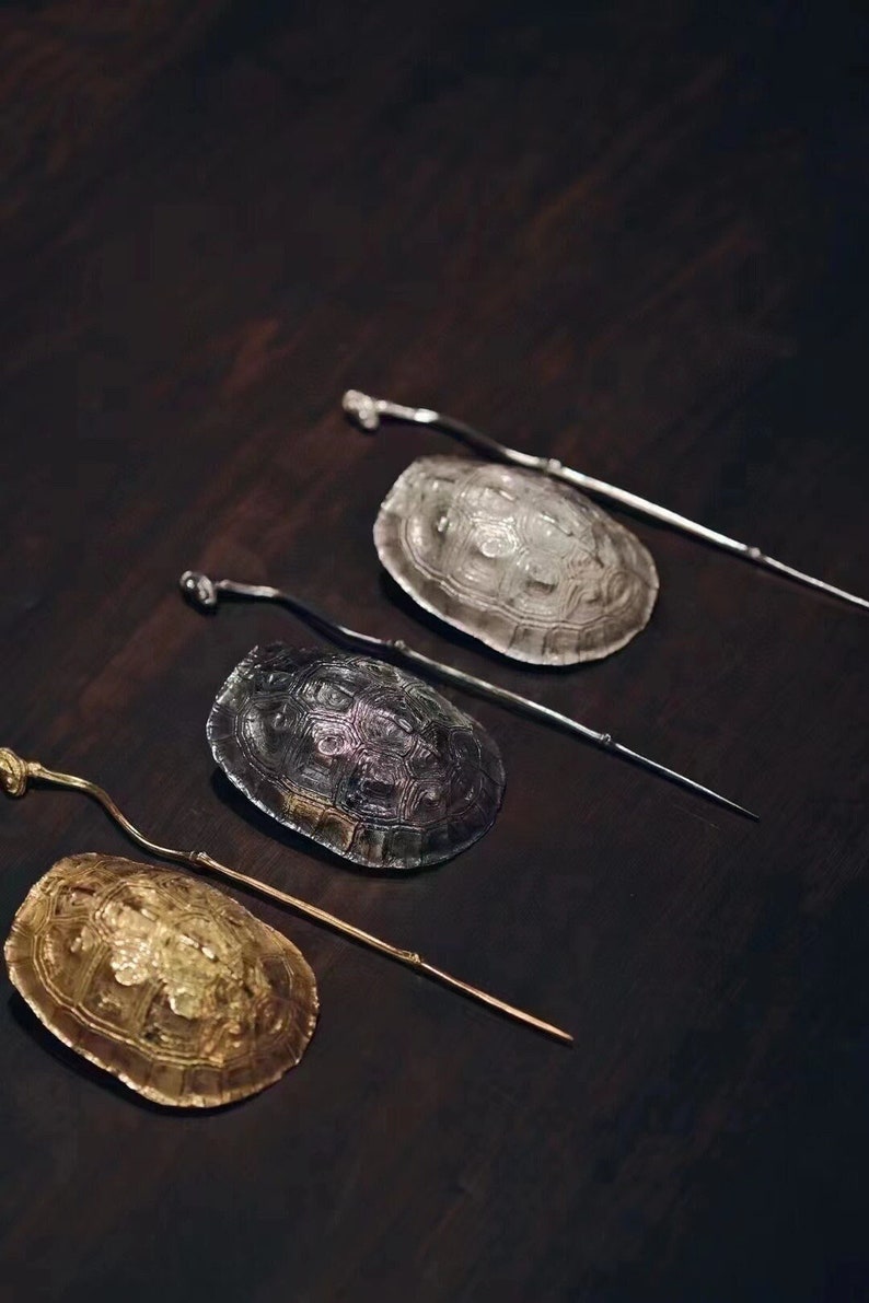 Silver Turtle-shell Like Tea Scoop With Long Tea Spoon for Serving ...