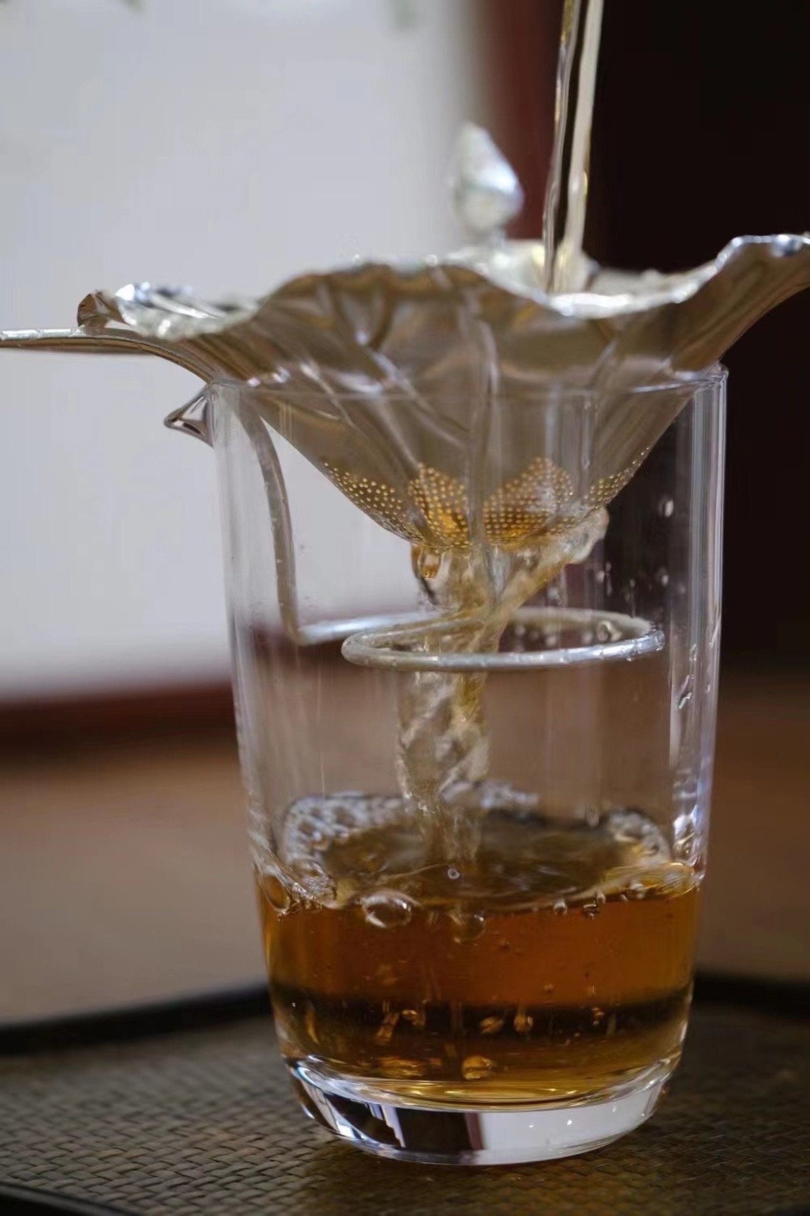 Silver Lotus Leaf-shaped Tea Funnel - Etsy