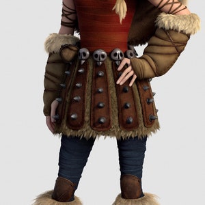 Astrid Hofferson Shoulder Armor - How to Train Your Dragon 1, 2, & 3 ...