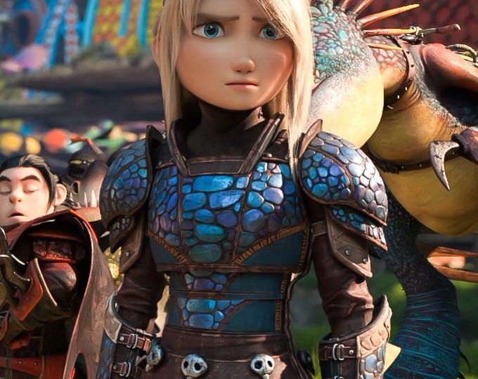 Astrid Hofferson Cosplay Dragon Scale Armor Outfit - How to Train Your ...