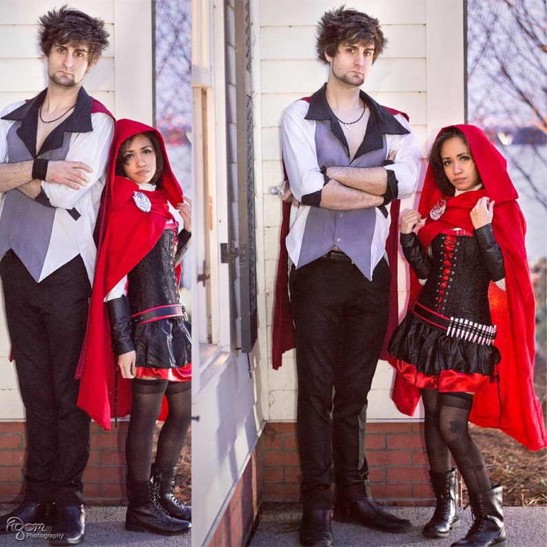 Ruby Rose Silver Brooch Pin or Belt Buckle - RWBY Cosplay Costume - Etsy