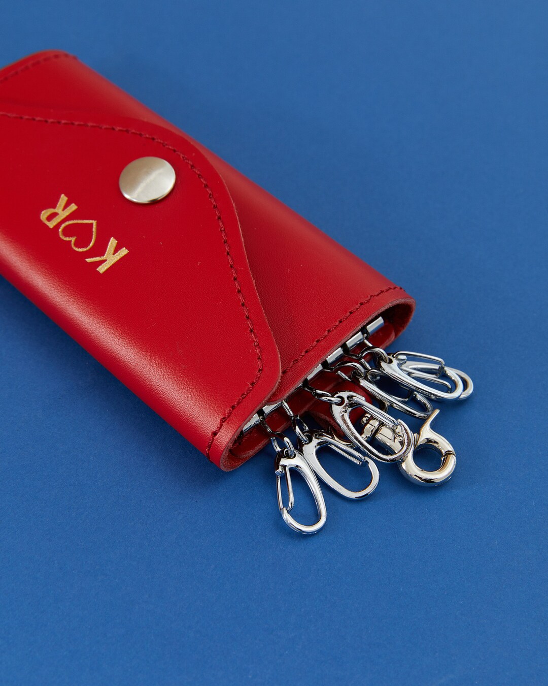 Customized Key Wallet, Key Case With Belt Attachment, Engraving Key ...