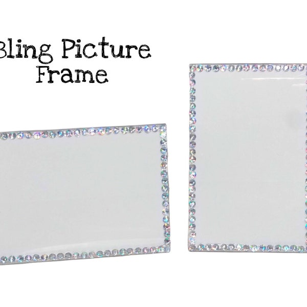 Large Bling Picture Frame - Etsy