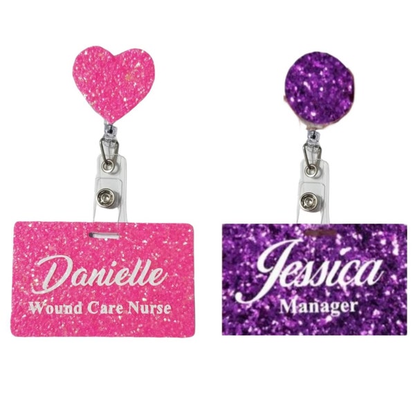 Glitter Name Cards - Etsy