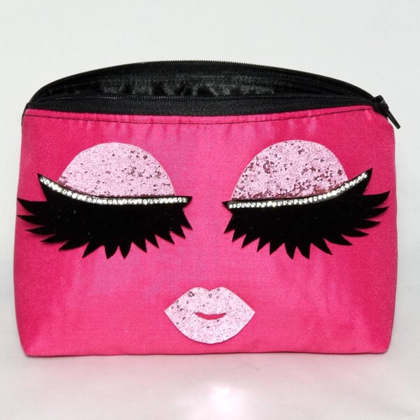 Cosmetic Case Silver - Etsy