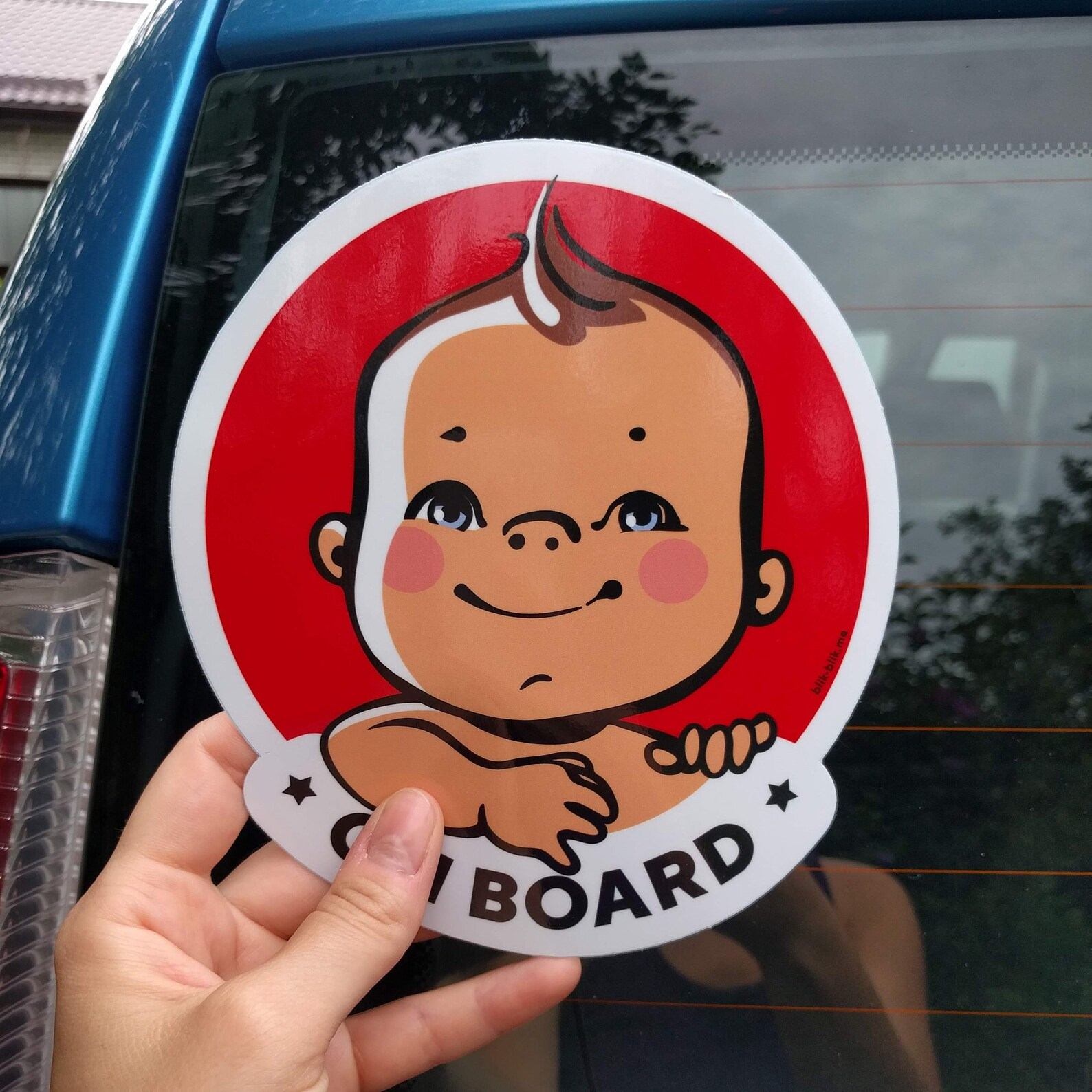 Baby on board vinyl car window sticker for woman. Newborn | Etsy