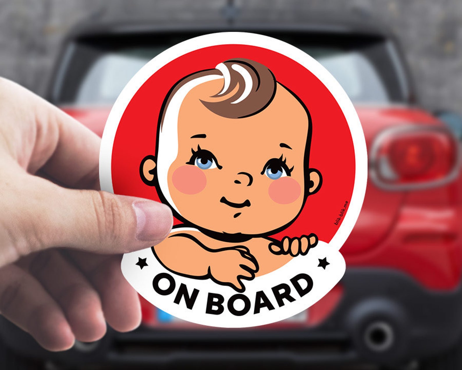 Baby on board vinyl car window sticker for woman. Newborn | Etsy