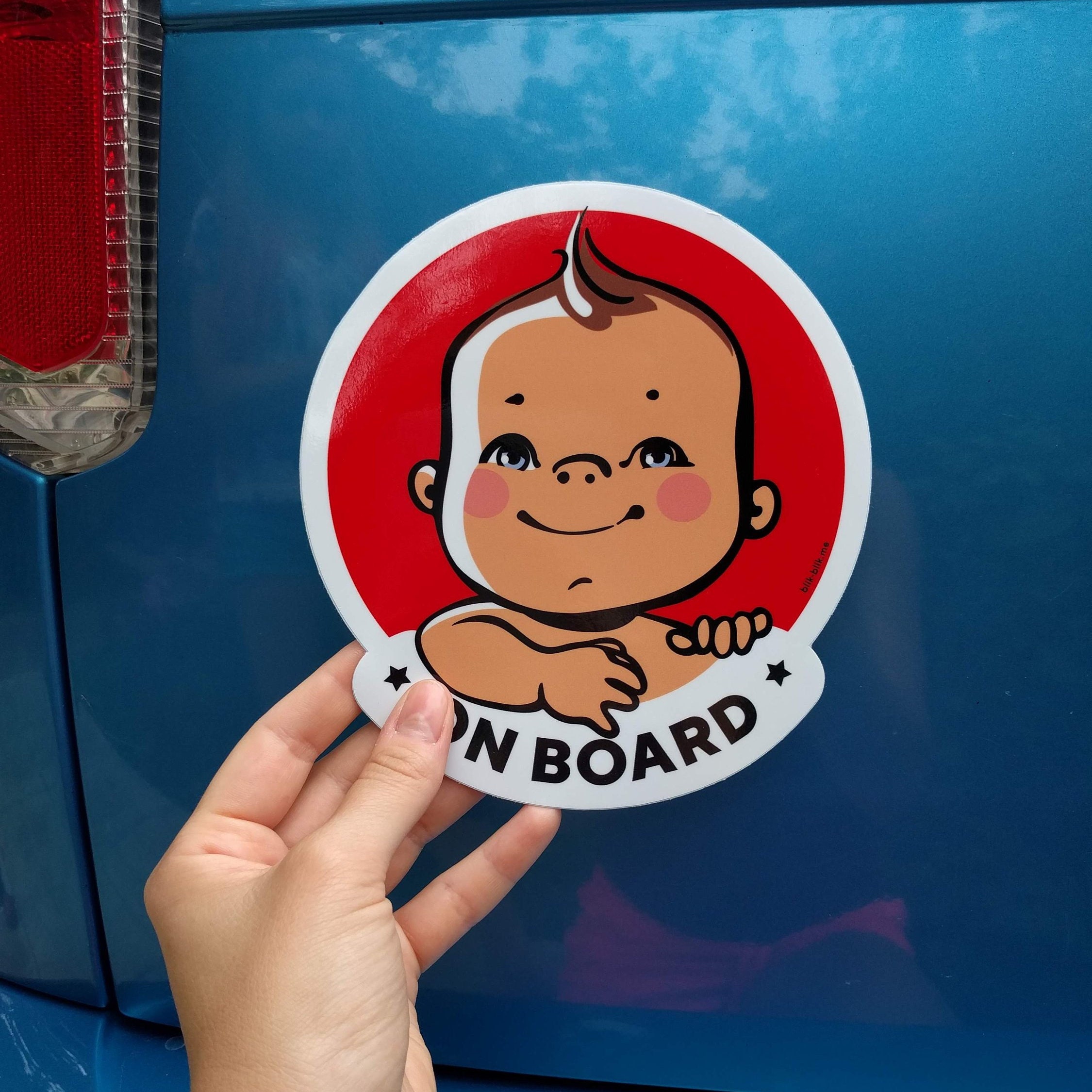 Baby on board vinyl car window sticker for woman. Newborn | Etsy