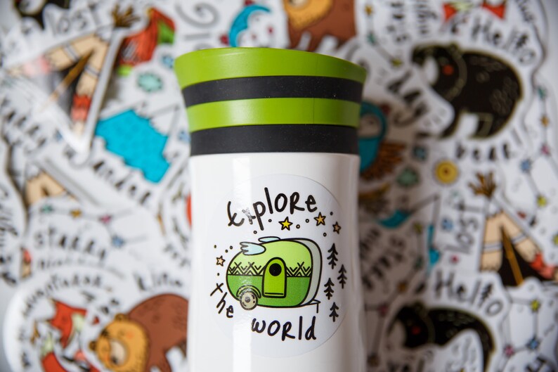 Adventure Random Laptop Vinyl Sticker Bomb Pack of 10-100 Pcs - Etsy