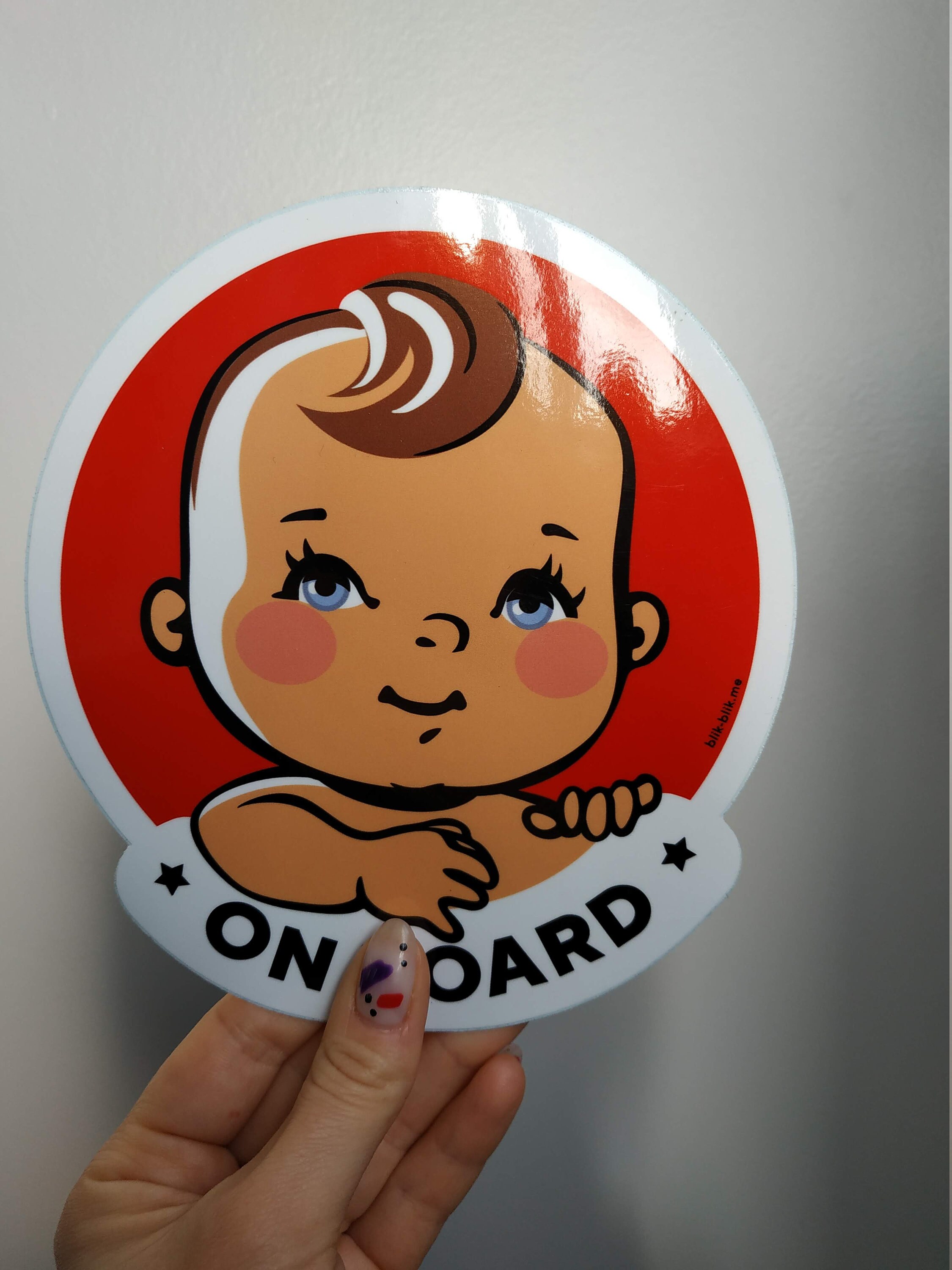 Baby on board vinyl car window sticker for woman. Newborn | Etsy