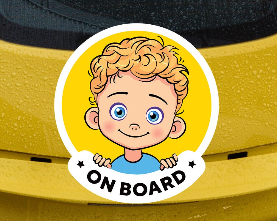 Baby on board vinyl car window sticker for woman. Newborn | Etsy