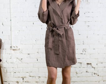 Linen robe | Etsy