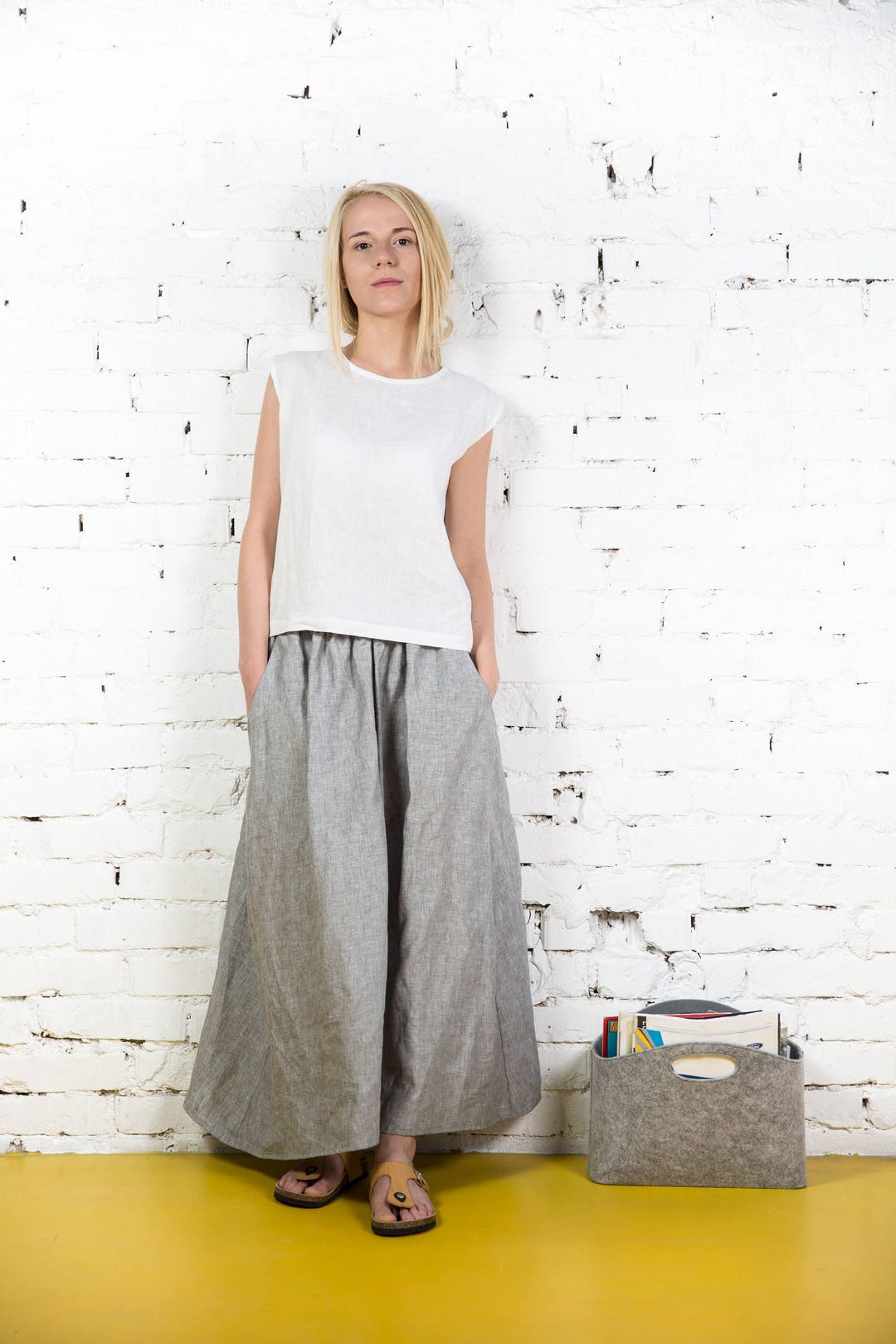 Linen Skirt MERIDA, Linen Skirt Summer, Linen Skirt Long, Linen Skirt ...