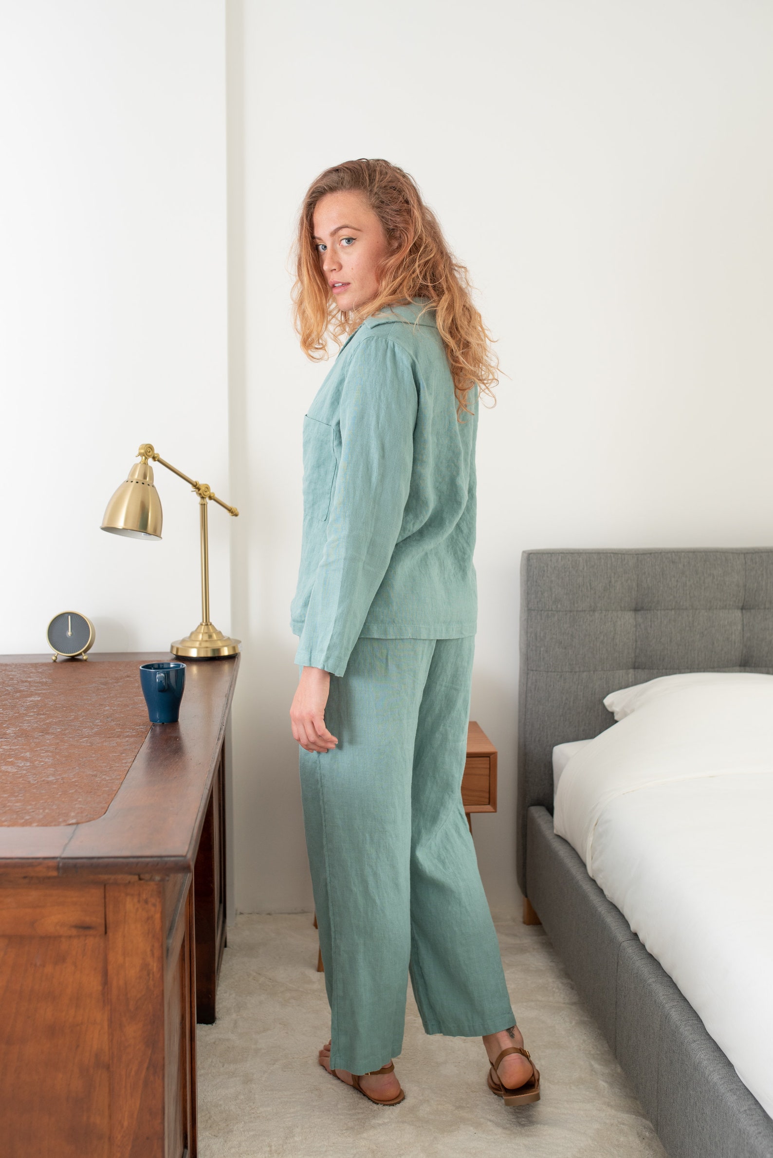 Linen Pajamas Linen Sleepwear Pajama Set Linen Pajamas Set - Etsy