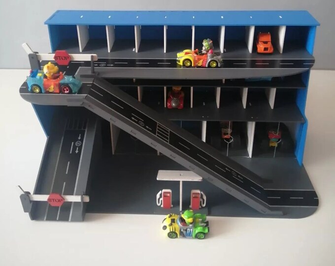 Travel Toy Car Storage With Track and Parking - Etsy Canada