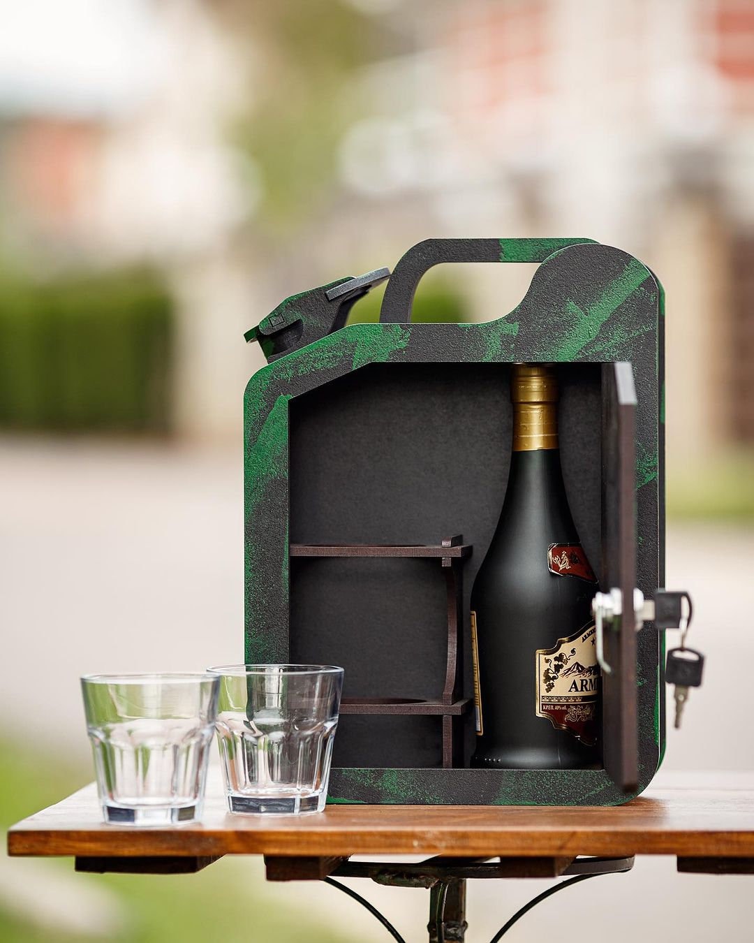 Jerry Can Mini Bar, Portable Bar, Jerry Can Bar, Barrel Bar, Mini Bar ...