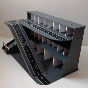 Wooden Toy Car Ramp Shelf, Toy Car Storage, Car Wheels Garage, Kids ...