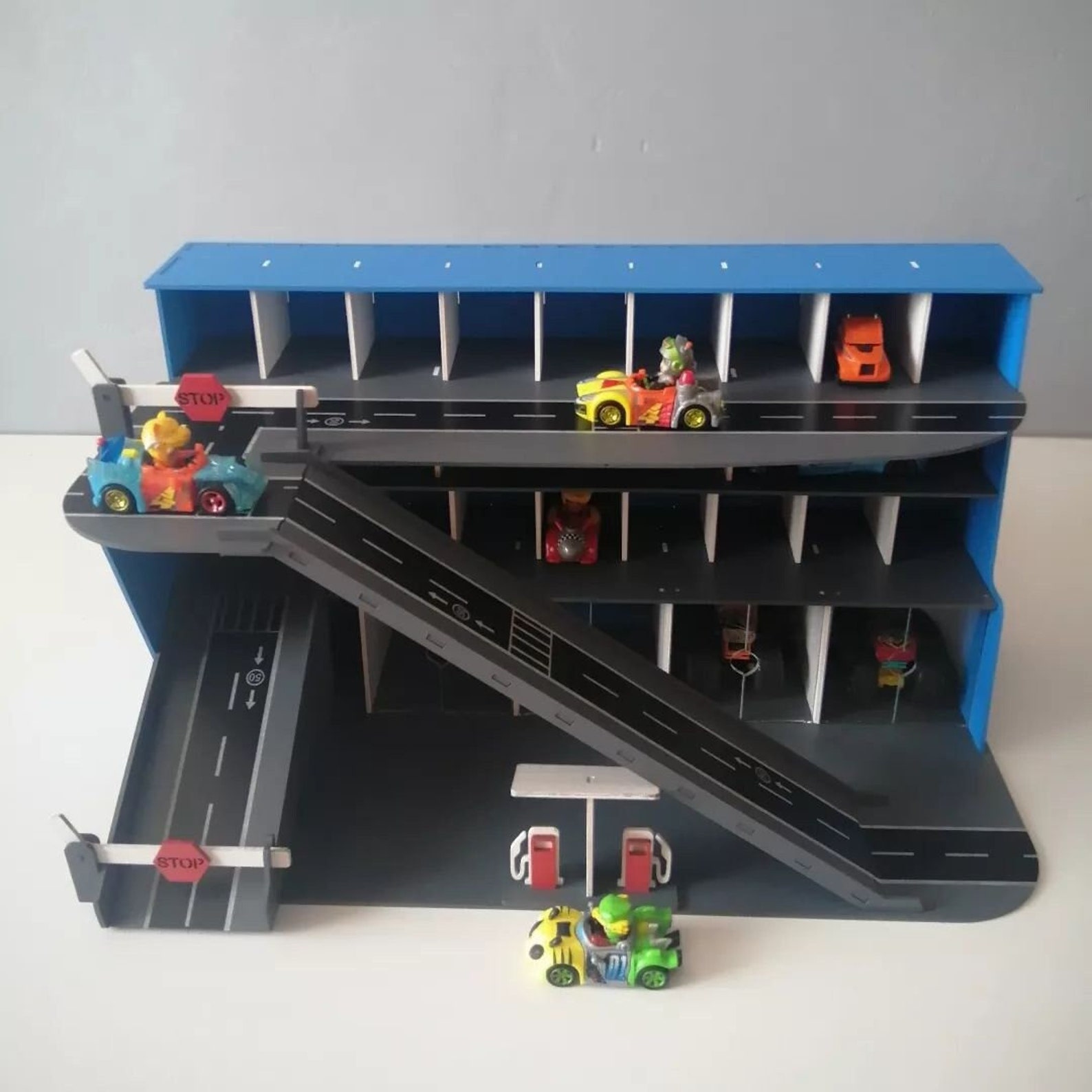 Toy Car Storage for Toy Cars, 3-5 Year Old Toddler Boy Gift, Wooden Toy ...
