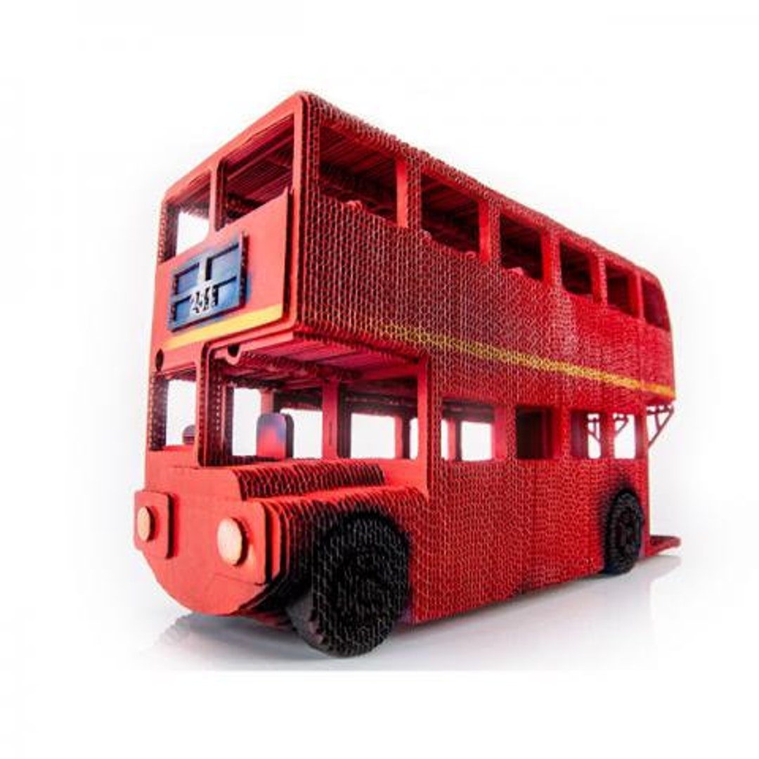 3D Bus Cardboard Sculpture, Papercraft Taureau, Cardboard Art ...