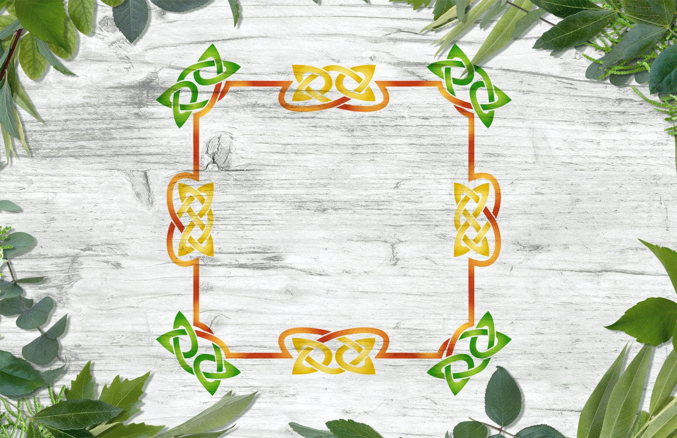 CELTIC STENCILS 3 Celtic Corner Twist FRAMES Irish Cricut Silhouette ...
