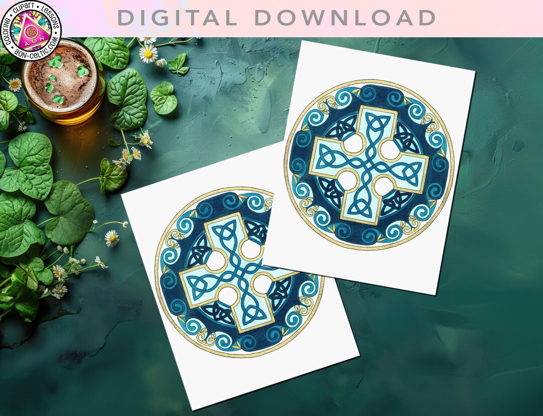 CELTIC Cards - 'spiral Cross' | Irish Greeting Cards, Thank-you Cards ...