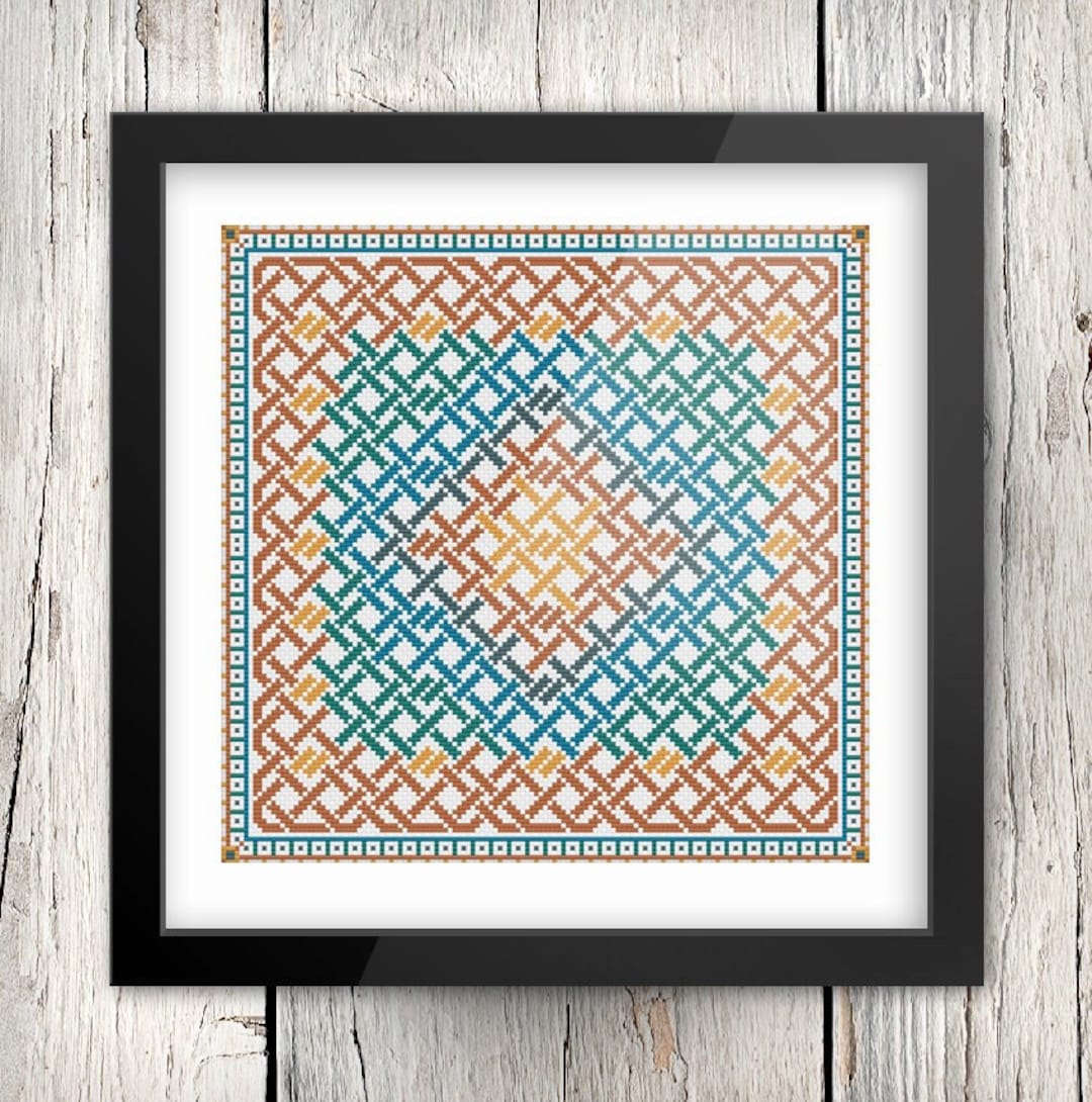 CELTIC Cross-stitch Pattern- Radiant Bronze, Irish Gift, Embroidery ...