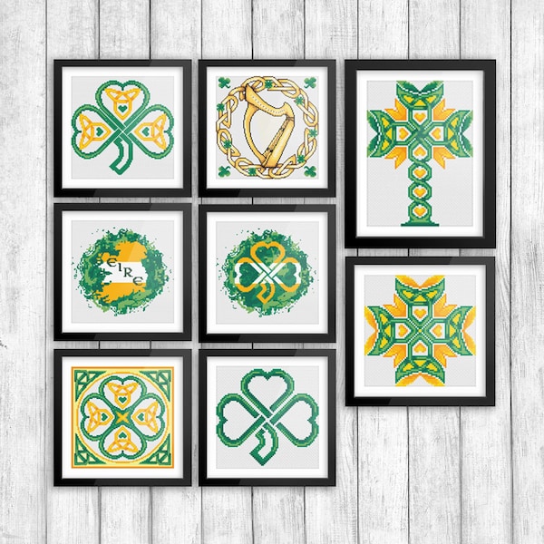 Irish Cross Stitch Pattern - Etsy