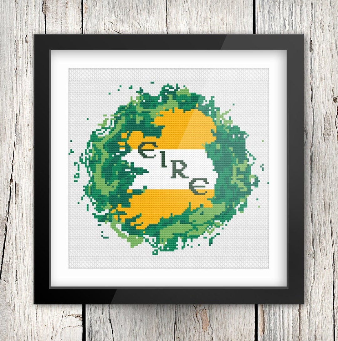CELTIC Cross-stitch Pattern IRISH Splash Irish Chart Embroidery Knots ...