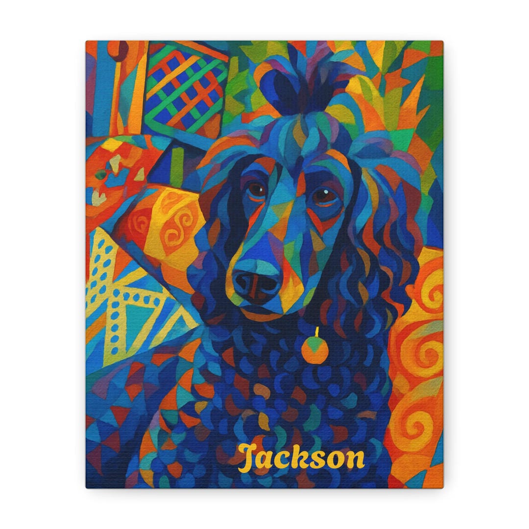 Personal Pet Photo Transformed Into a Cubism Masterpiece, Vibrant ...