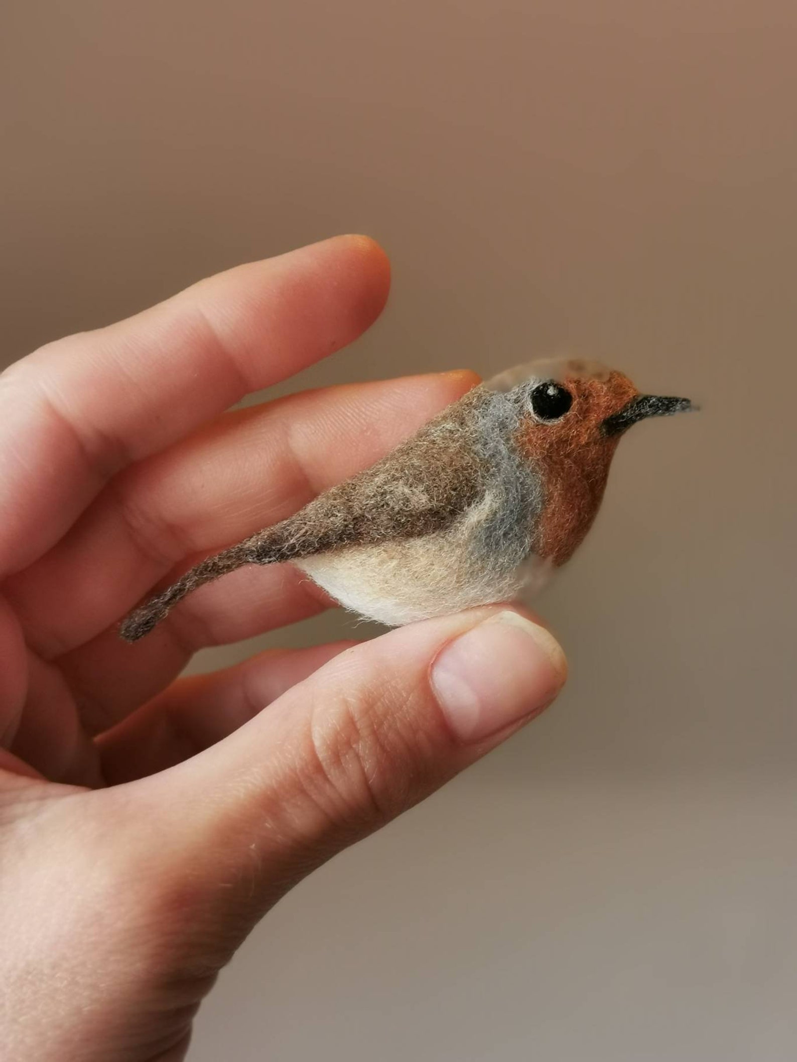 Miniature Needle Felt British Birds Robin - Etsy