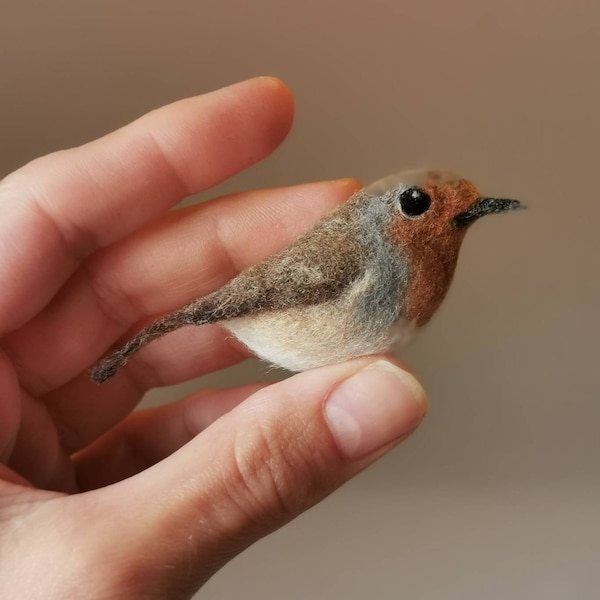 Felt Robin - Etsy UK