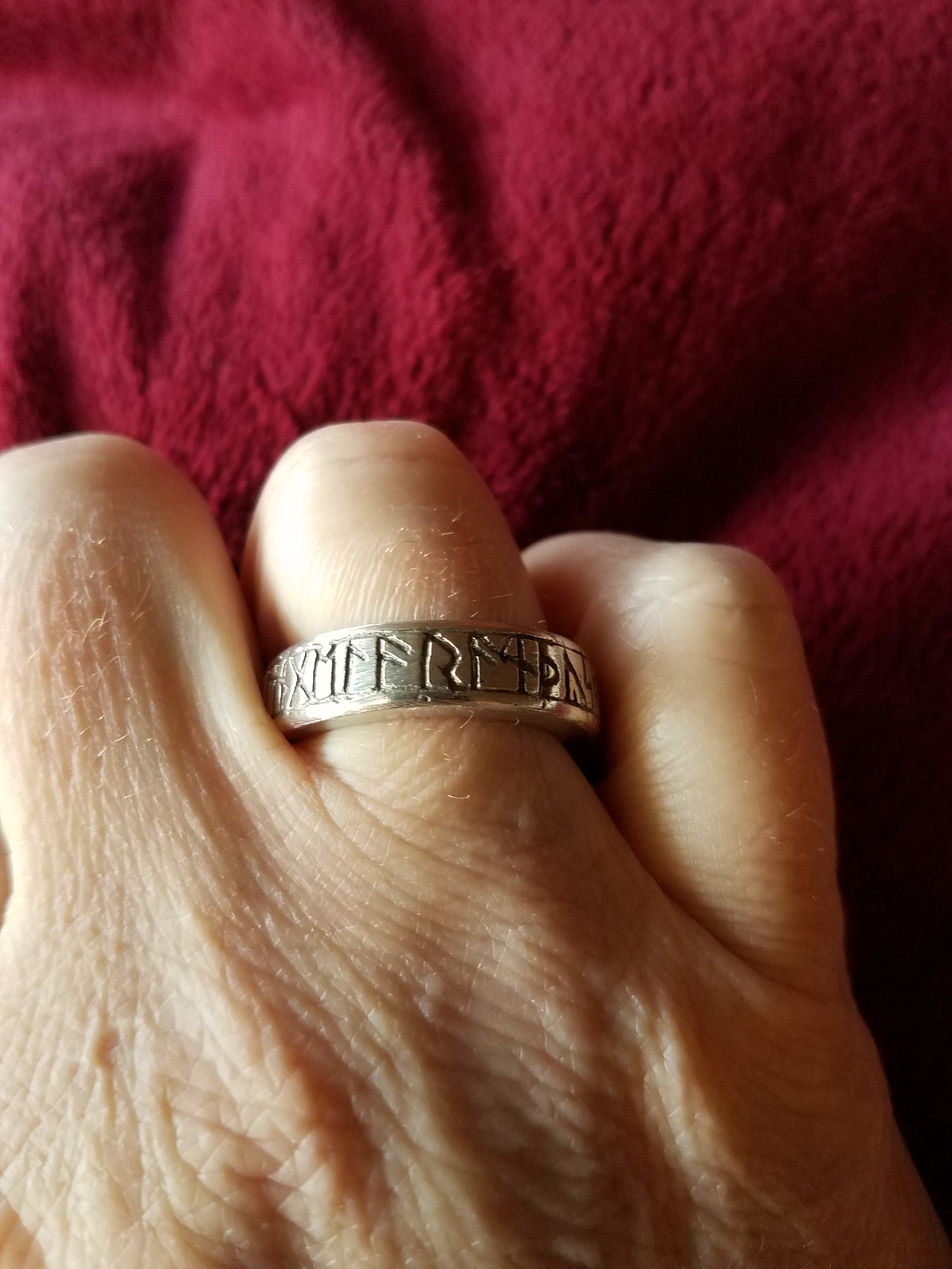 Rune Ring Anglo-saxon Kingmoor Ring-inspired - Etsy