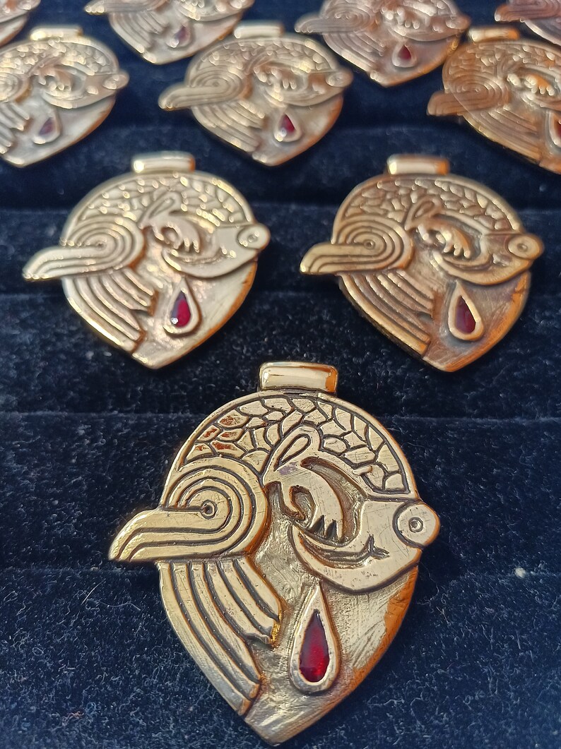 Pelican Medallion - Anglo Saxon Staffordshire Hoard Inspired - Cast ...