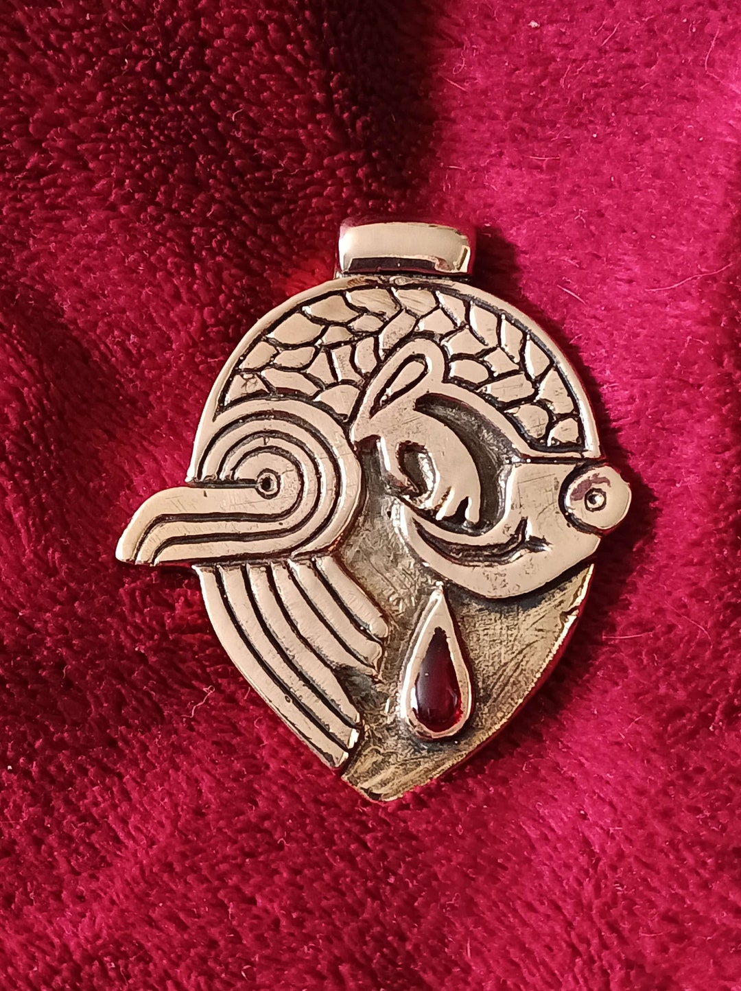 Pelican Medallion - Anglo Saxon Staffordshire Hoard Inspired - Cast ...