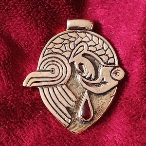 Pelican Medallion - Anglo Saxon Staffordshire Hoard Inspired - Cast ...