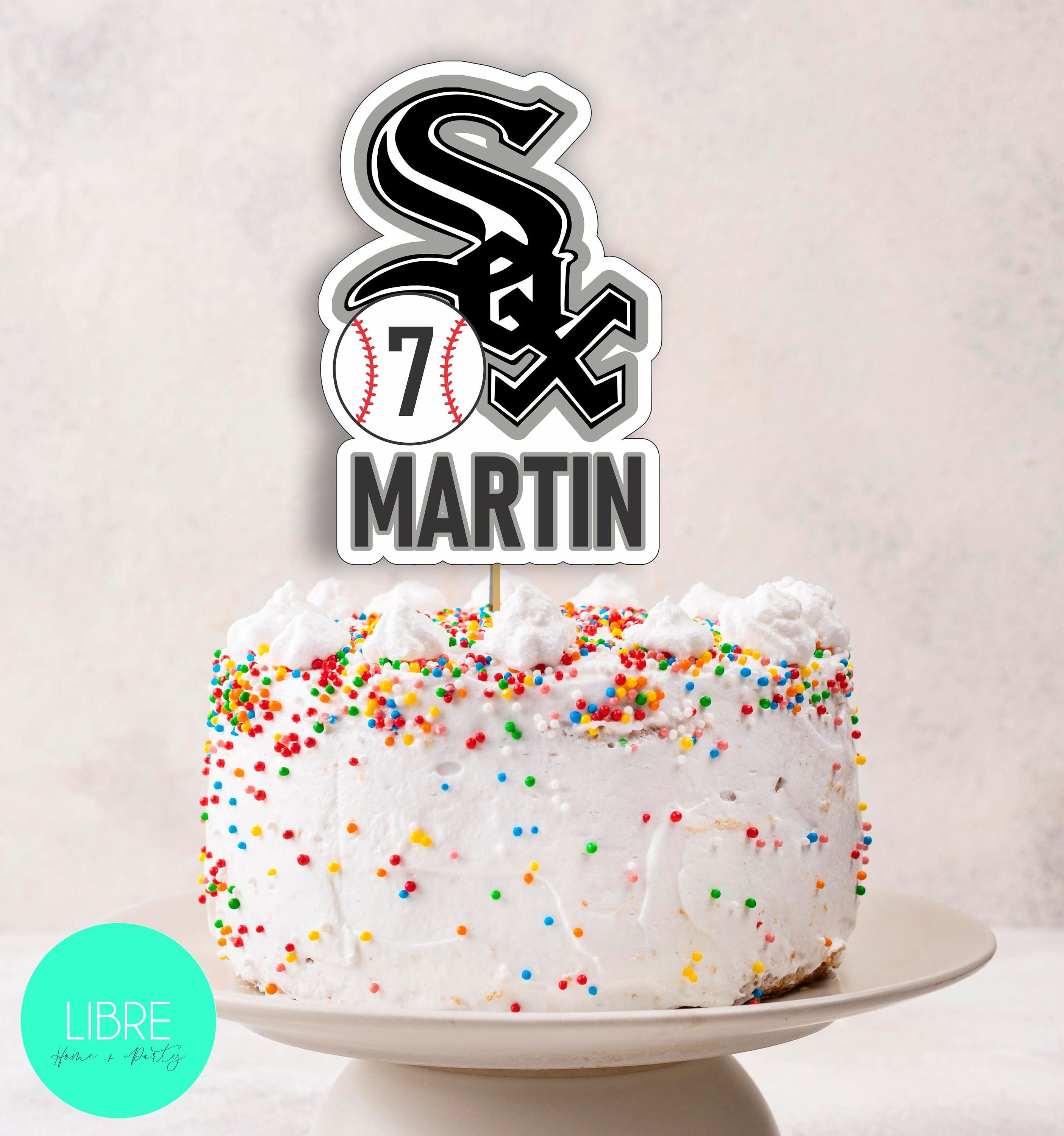 Chicago Cake Topper Centerpiece, Digital Cake Topper, Chicago Birthday ...