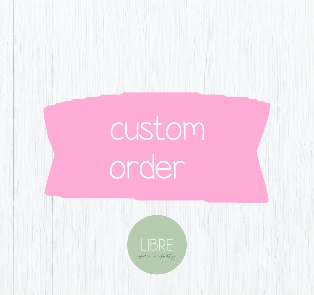 Custom Name Add-on for Banners, Toppers, and More! - Etsy