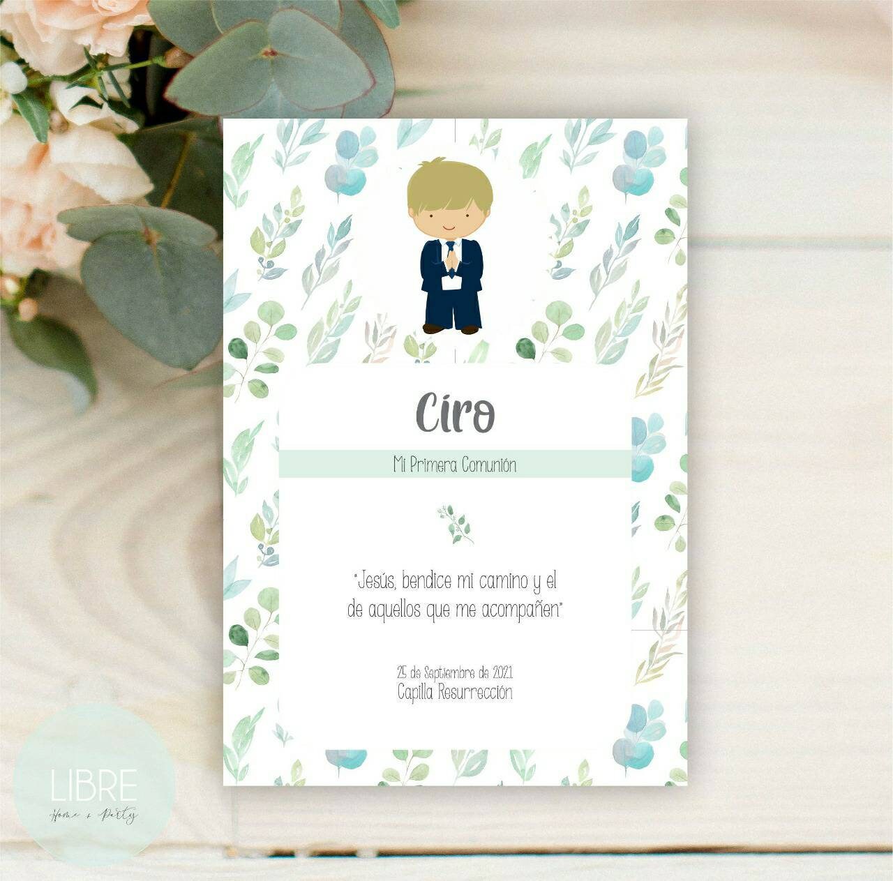 First Communion Printable Invitations, Invitaciones Primera Comunión - Etsy