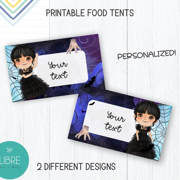 Addams Family Food Labels - Etsy