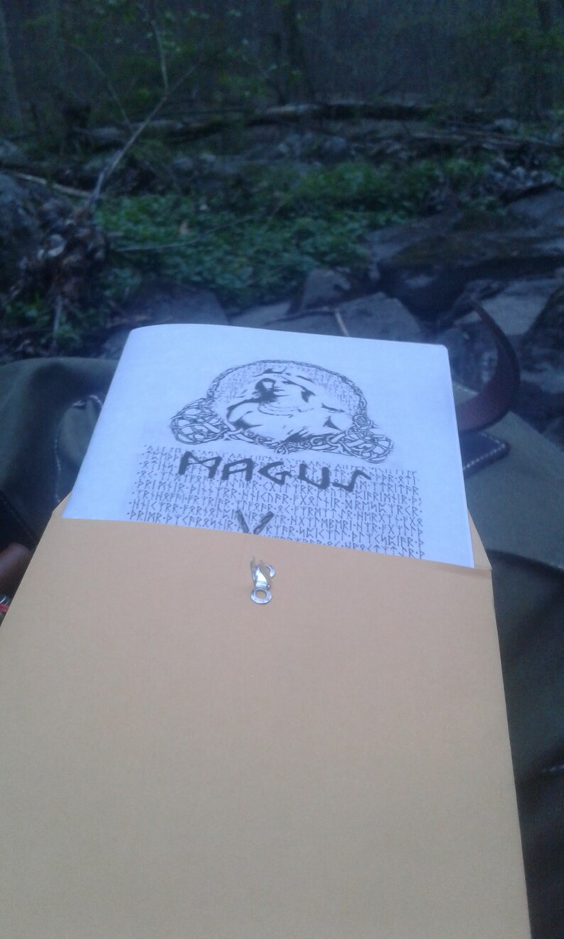 Magus Zine Vol. 2 Occult Zine, Seidr, Volva, Black Tent, Entheogen ...