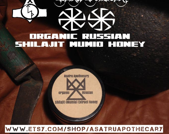 Organic Russian Shilajit Mumio Honey 4 Oz / Aphrodisiac / Energy ...