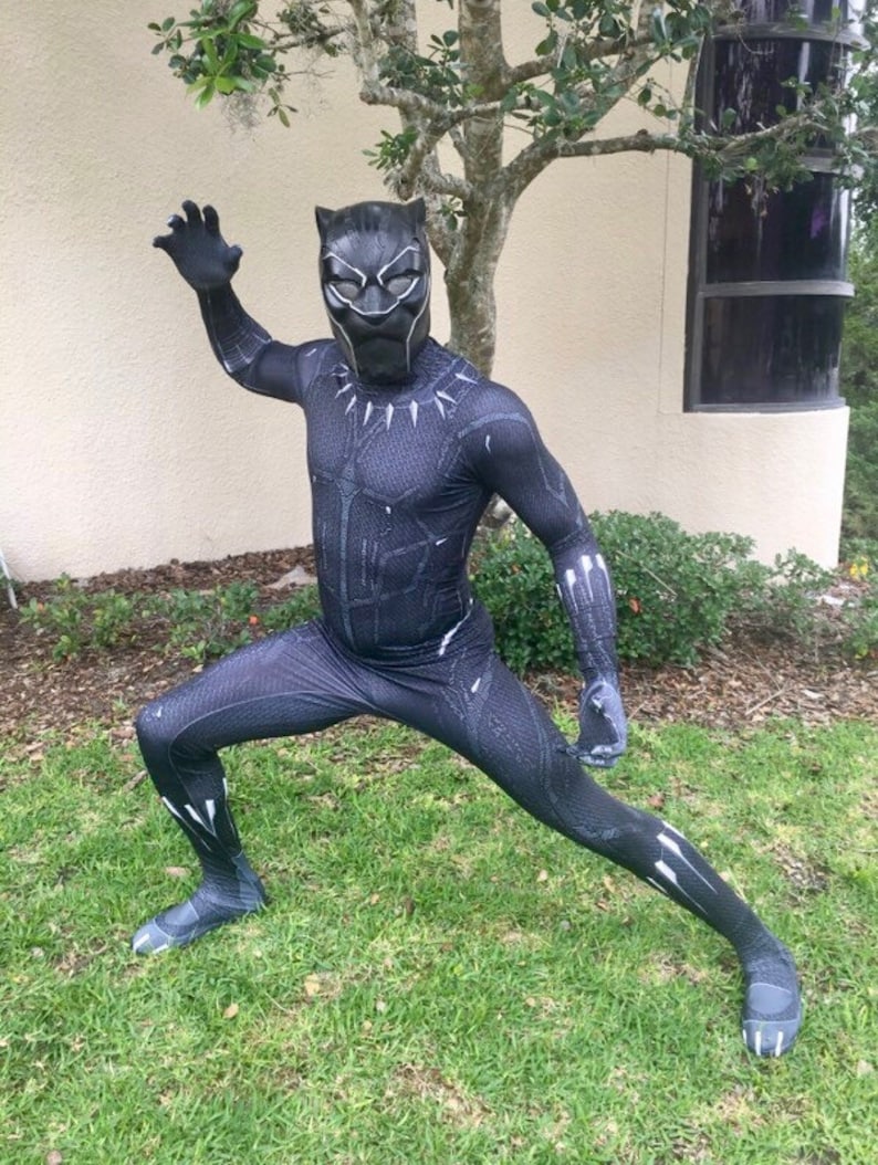 V1 - 2018 Black Panther Movie Costume (inspired) - Accurate Spandex ...